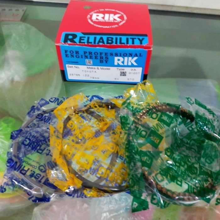 Jual RING PISTON TOYOTA COROLLA ALTIS 1800CC 1ZZ-FE HARGA PER SET | Shopee Indonesia