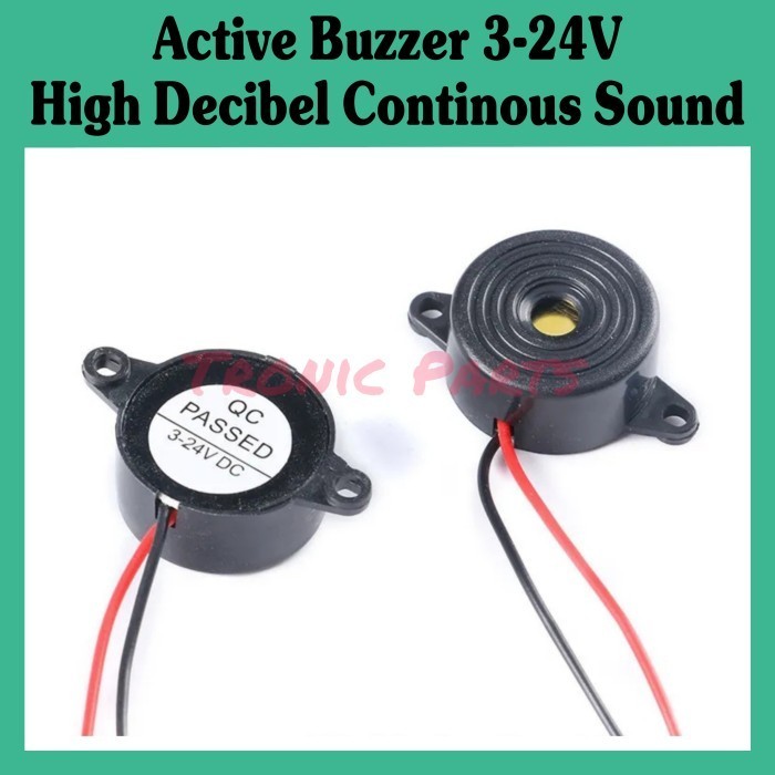 Jual SFM-20B Active Buzzer Piezoelectric SFM20B 3-24V DC High Desible | Shopee Indonesia