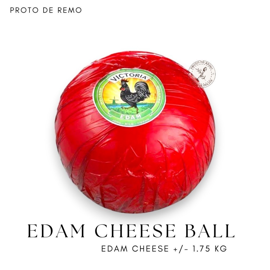 Jual Keju Edam | Edam Cheese Ball Victoria +- 1.75kg | Shopee Indonesia