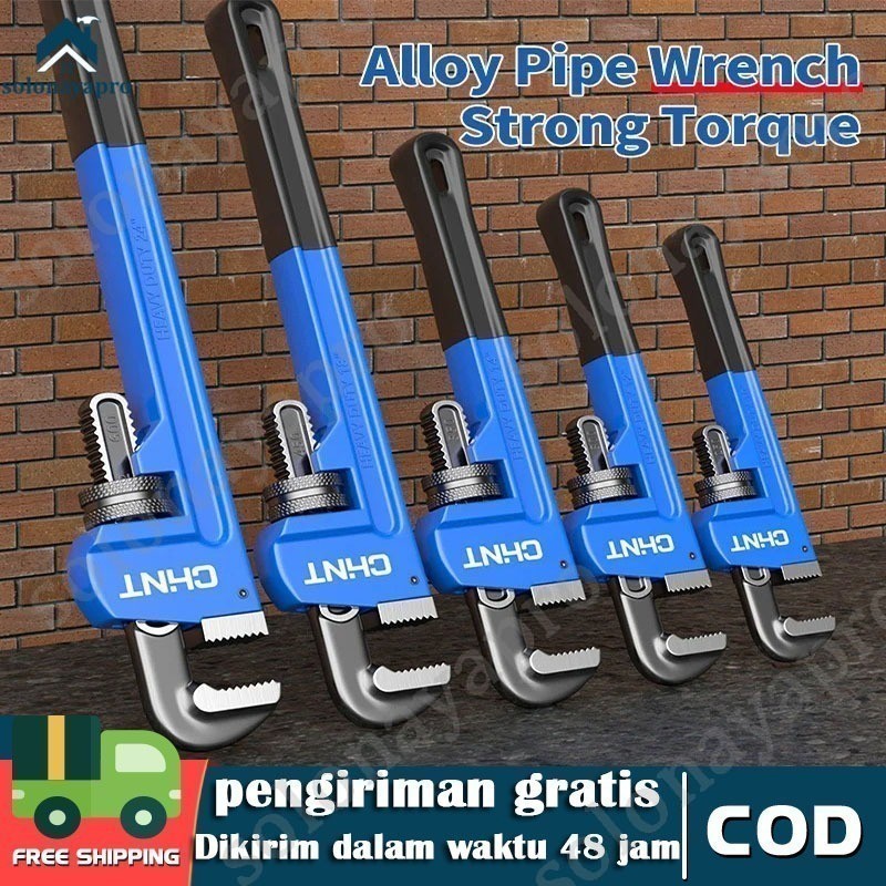 Jual Chint Kunci Pipa Pipe Wrench kunci Ledeng 10" 12" 14" 18" 24" inch ...