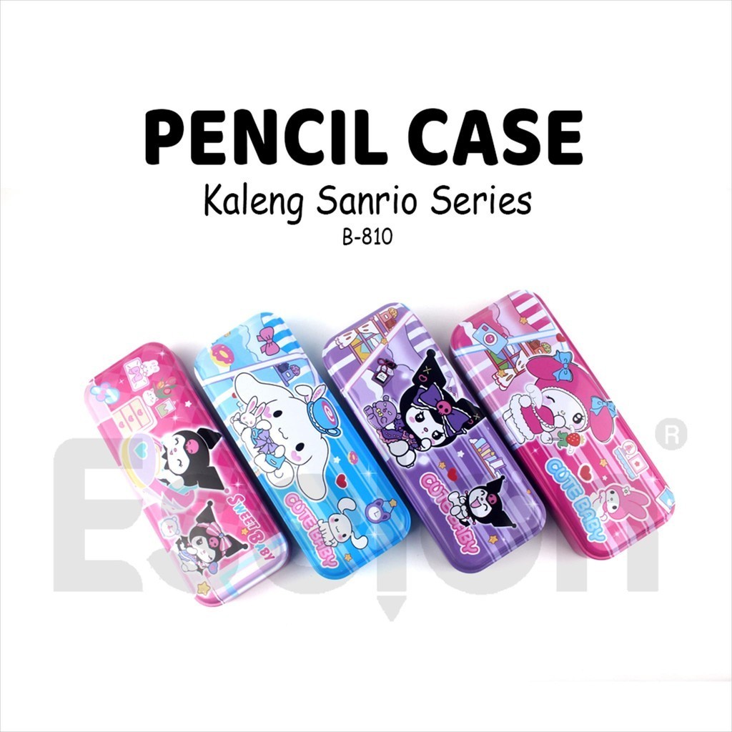 Jual Kotak Pensil Kaleng SANRIO B-810 / Tempat Pensil Kaleng SANRIO ...