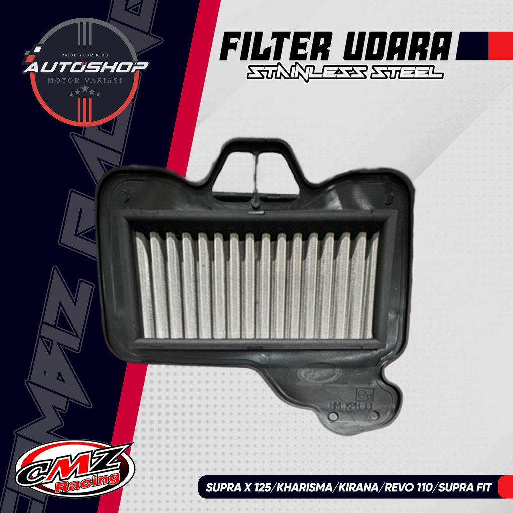 Jual Filter Udara Stainless Racing – Supra X 125, Kharisma, Revo, Supra ...