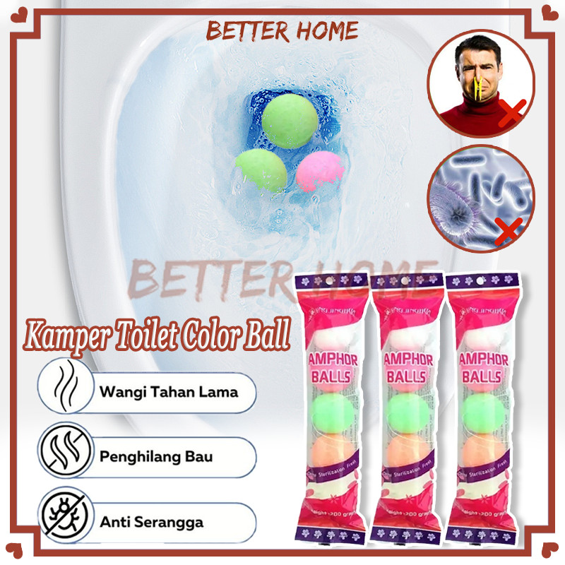 Jual Kamper Bulat Penghilang Bau Toilet/Bola Penghilang Bau Pengharum ...