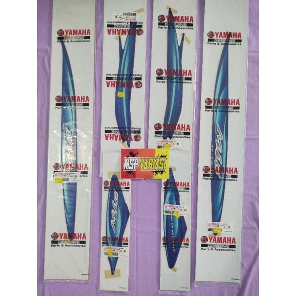 Jual Striping Motor Yamaha Mio old Ruji 2007 BIRU Original Ori asli ...