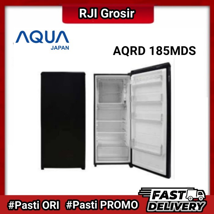 Jual ( FREE PACKING KAYU )KULKAS AQUA AQRD-185MDS AQRD 185 MSB LEMARI ...