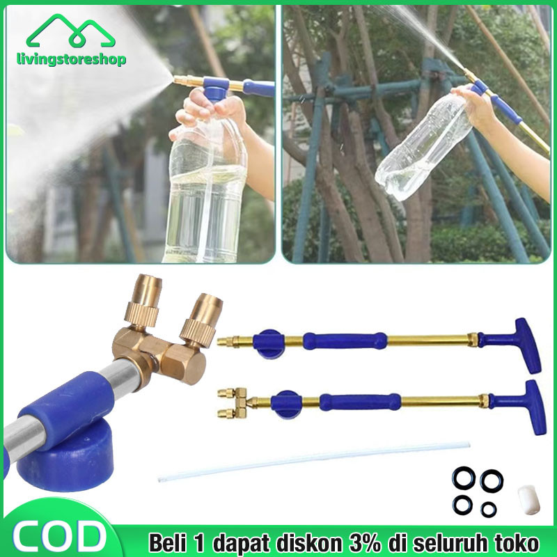 Jual Alat Semprot 2 Nozle Kepala Kuningan Sprayer/ KEPALA SPRAYER BOTOL ...