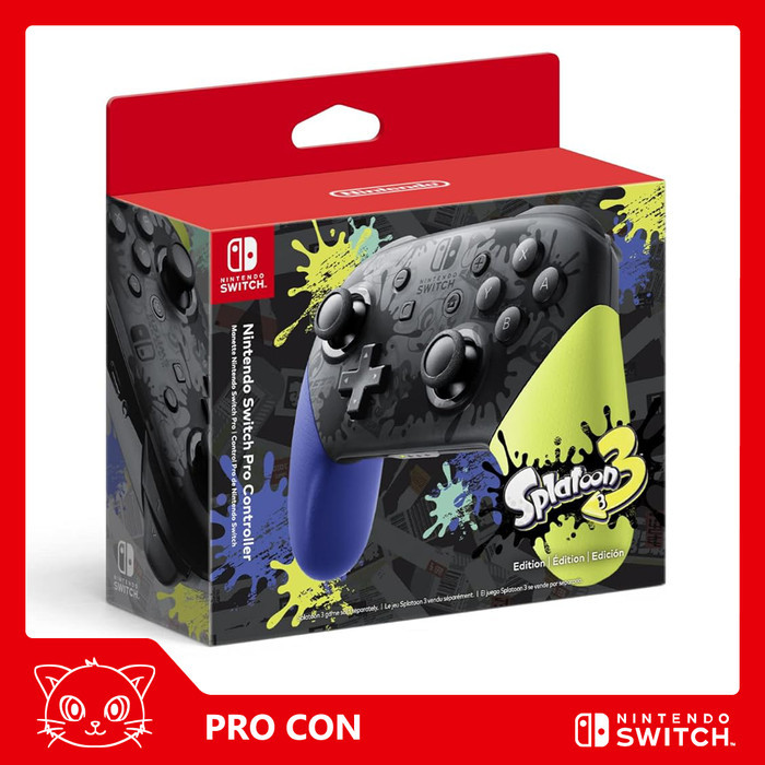 Jual Nintendo Switch Pro Controller - Splatoon 3 Edition | Shopee Indonesia