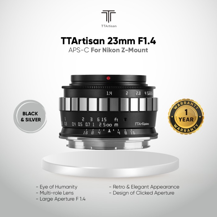 Jual TTArtisan 23mm F1.4 APS-C Lens Camera - Z-Mount | Shopee Indonesia