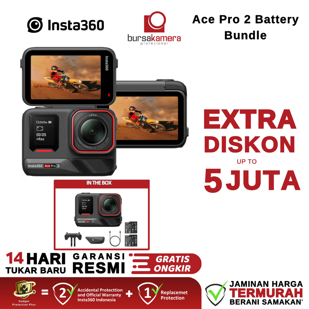 Jual Insta360 Ace Pro 2 8K AI Powered Action Cam Leica Action Camera ...