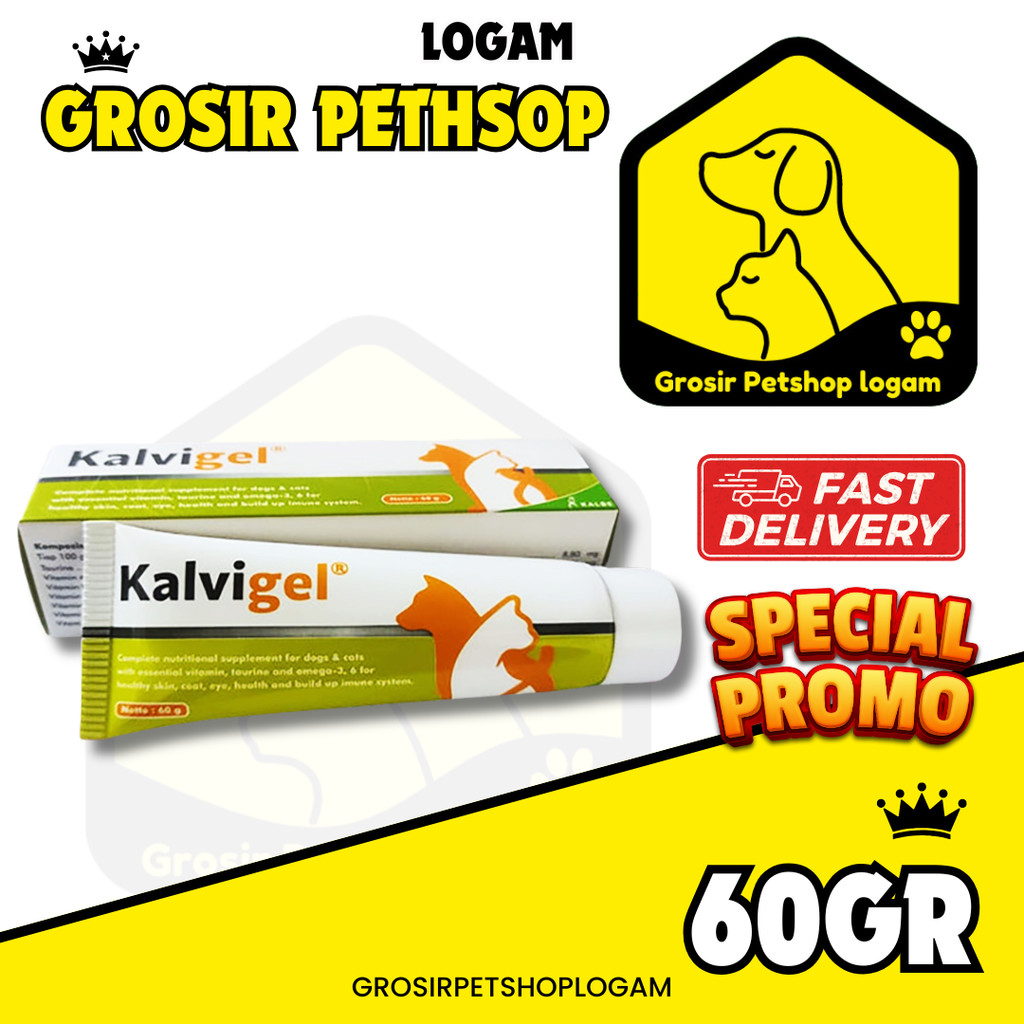 Jual Kalvigel 60 Gram - Vitamin Kucing dan Anjing | Shopee Indonesia