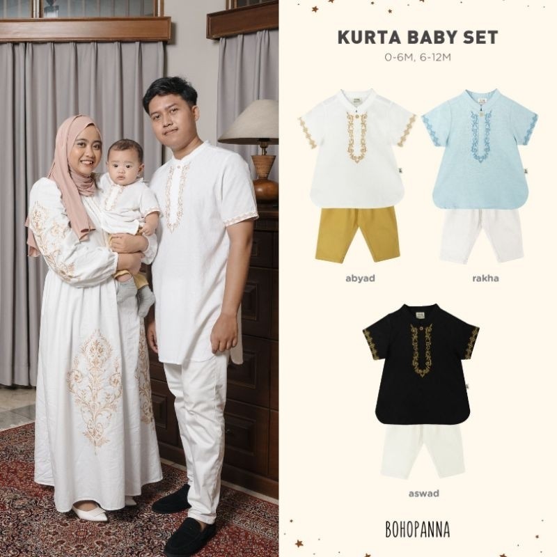 Jual BOHOPANNA - KURTA KIDS SET BOHOPANNA - KURTA BABY SET - KURTA DADDY TOP - BAJU KOKO ANAK ...