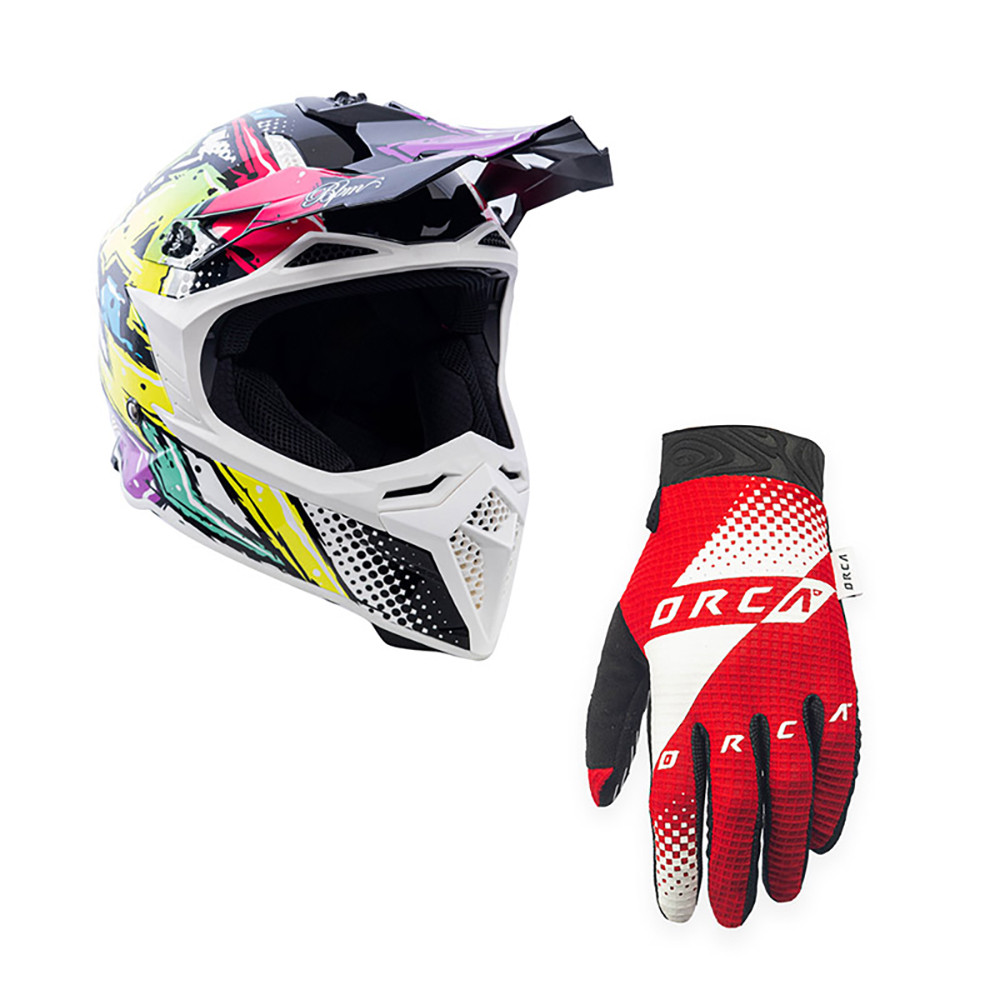 Jual Orca Powergear - Bundling Helm Theta Orca x Bpm + Glove Aerolite 2 ...