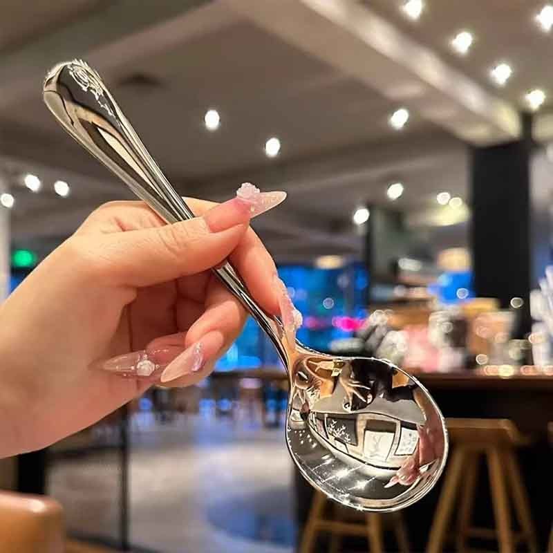 Jual Sendok Makan Bulat Korea Stainless Steel /Sendok stainless steel ...