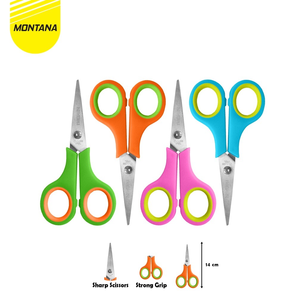 Jual MONTANA Scissors / Gunting Montana STW-550 RETAIL | Shopee Indonesia