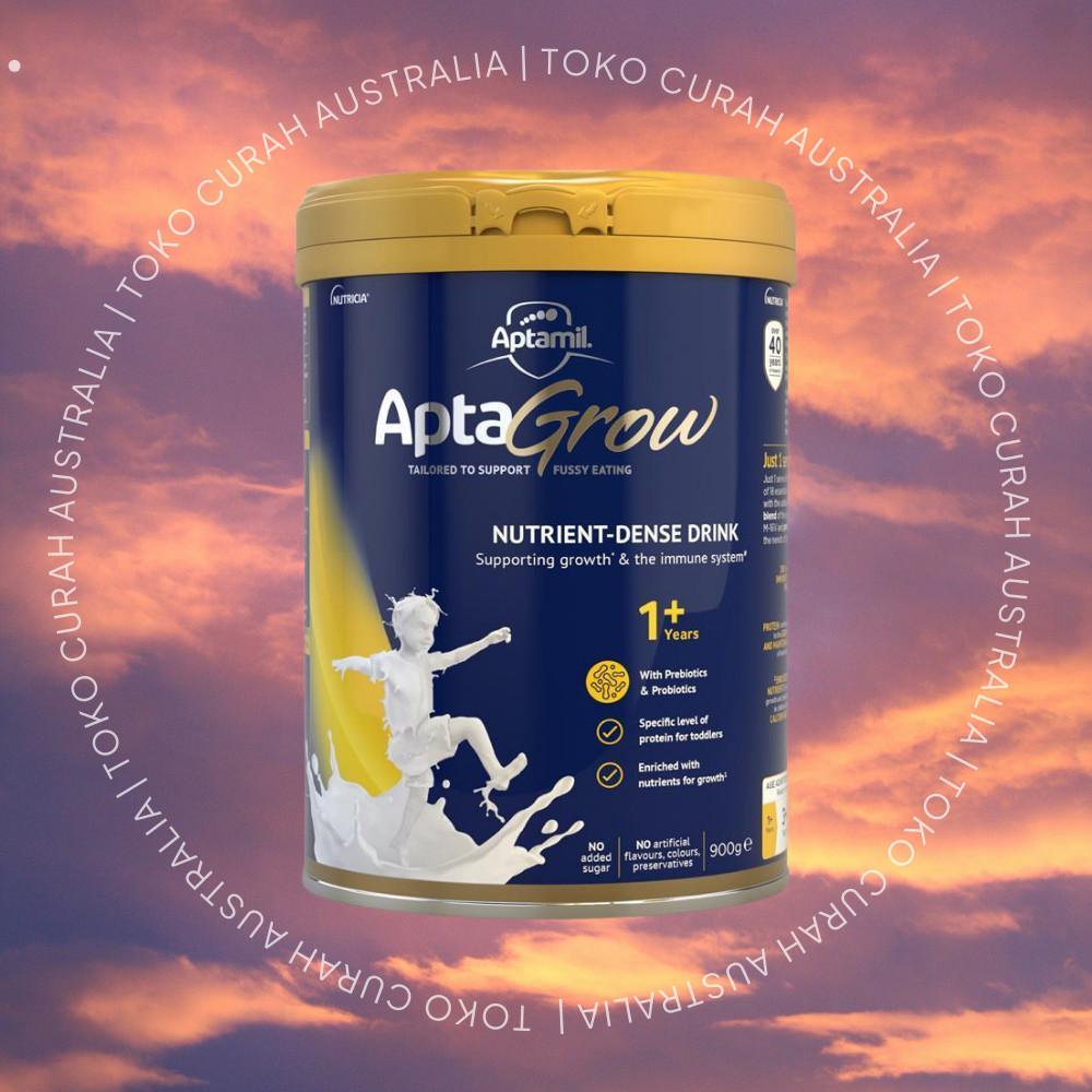 Jual AptaGrow Nutrient-Dense Milk Drink From 1+ Years 900g | Shopee ...