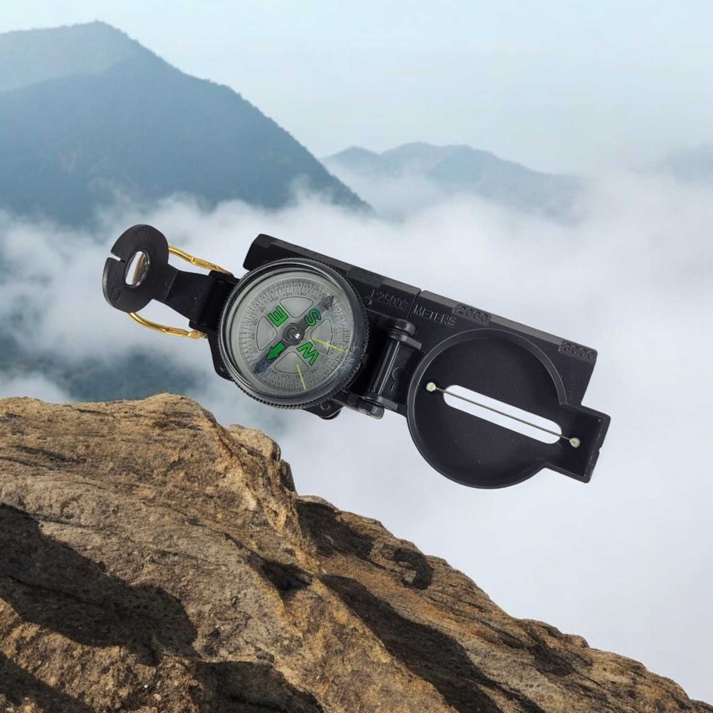 Jual Is_ianomah Kompas Bidik Prisma Lipat Navigasi Outdoor Camping ...