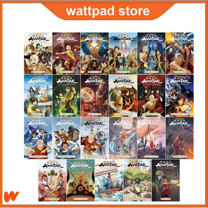 Jual Avatar: The Last Airbender Graphic Novels Complete collection ...