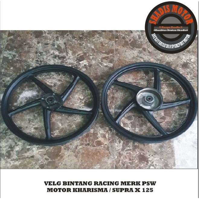 Jual Velg Bintang Motor Merk PSW Ukuran 140/160 Ring 17 Motor Kharisma ...