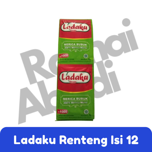 Jual LADAKU MERICA BUBUK MURNI RENTENG ISI 12PC | LADA PUTIH | Shopee ...