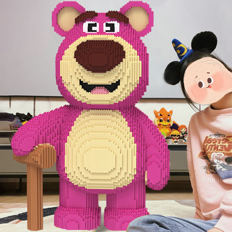 Jual Lotso-11000pcs Nano Block violent Bear Series Bricks Education ...