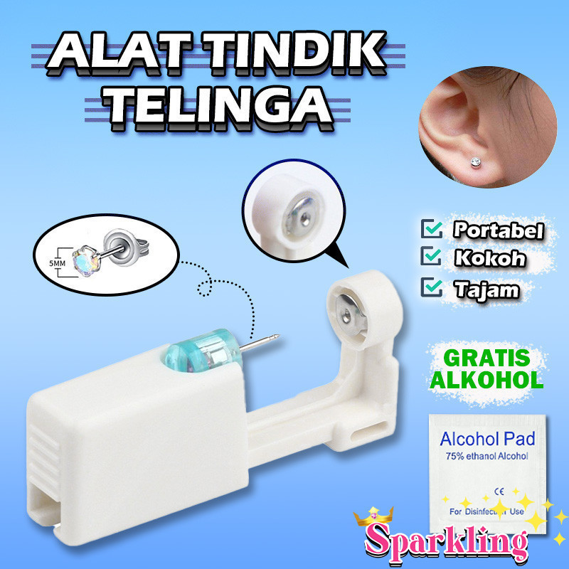 Jual Alat Tindik telinga Ear piercing alat tembak pasang anting kuping ...