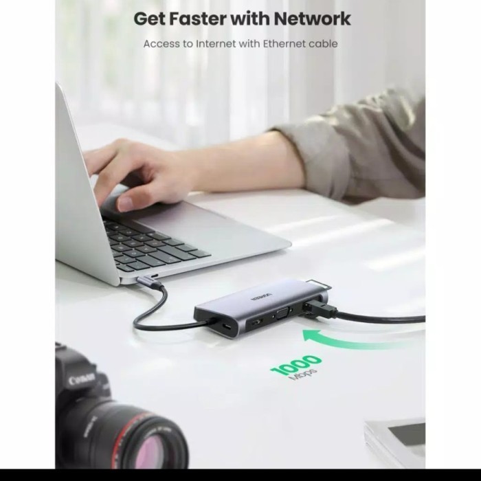 Jual Ugreen 10 in 1 USB C multifunction Adapter Space Gray 80133 | Shopee Indonesia