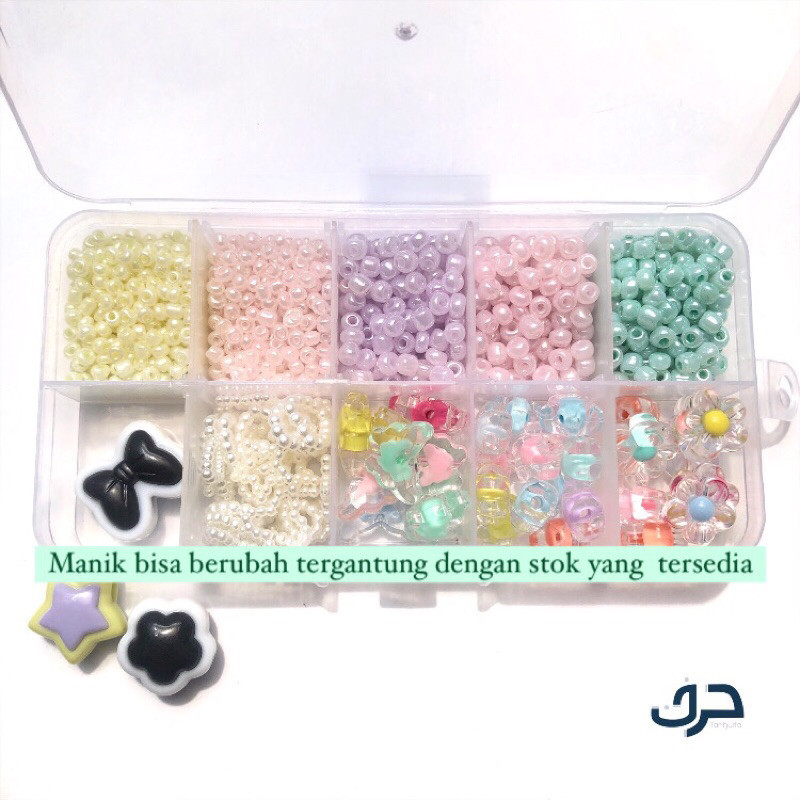 Jual PAKET MERONCE ANAK DIY KIT MANIK MOTE CINCIN GELANG STRAP PHONE ...