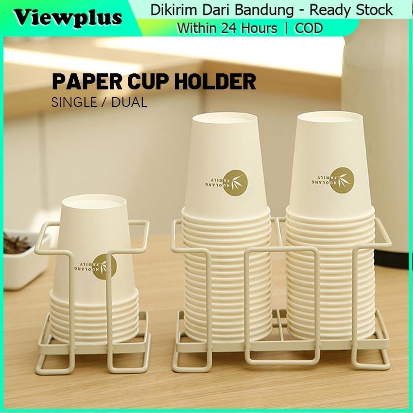 Jual 1/2 Solt Dispenser Paper Cup Holder Bahan Besi / Organizer Paper ...