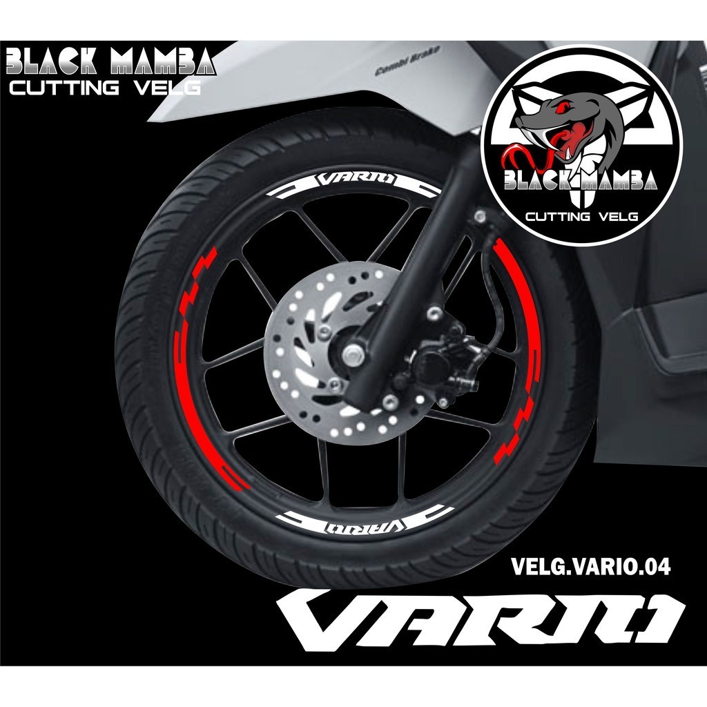 Jual (COD) CUTTING STICKER VELG VARIO - STIKER LIS LIST VARIASI BAN ...
