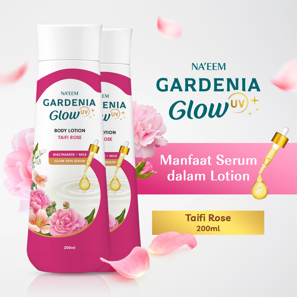 Jual Buy One Get One Free Gardenia Glow Body Lotion Taifi Rose 200ml ...