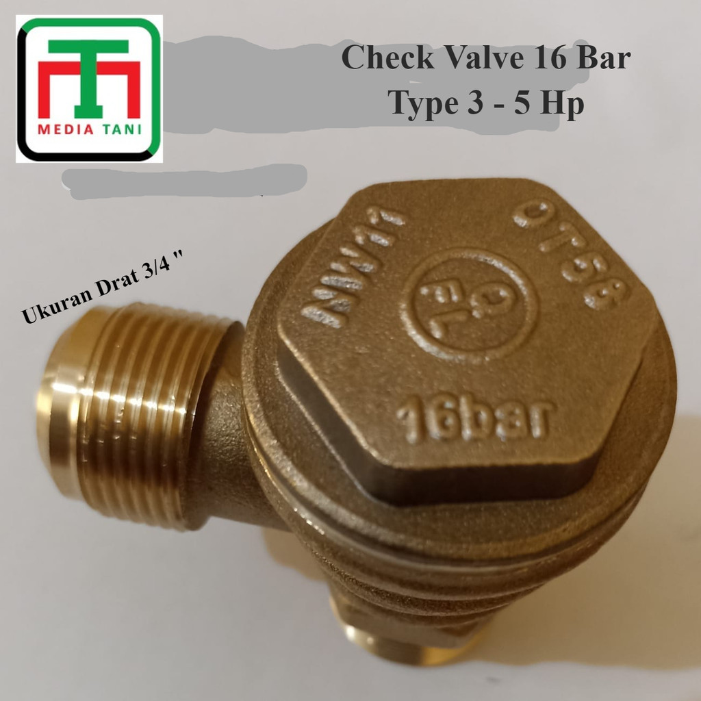 Jual Check Valve Kompresor Katup Satu Arah Type 3 - 5 Hp | Shopee Indonesia