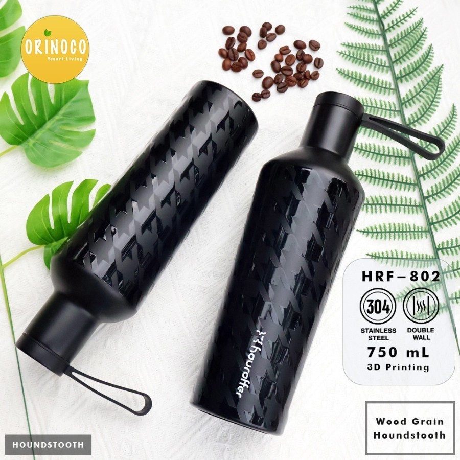 Jual QY83EW New Tumbler Stainless Double Wall Hot & Cold 750ML With Handle Botol Minum Termos ...