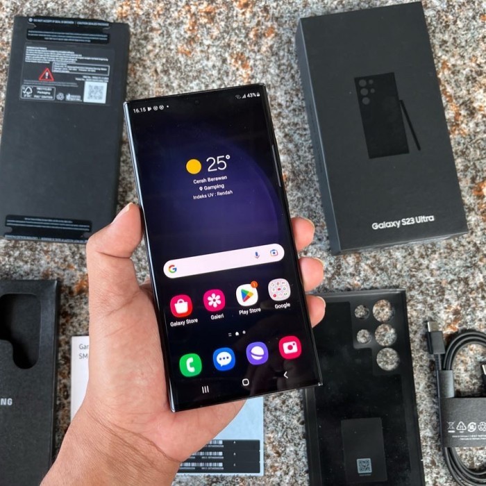 Jual Samsung S23 Ultra Ram 12 Rom 512GB ( Second ) | Shopee Indonesia