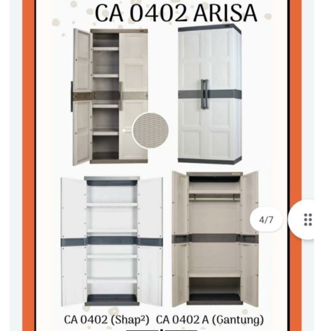 Jual ALMARI PLASTIK ARISA 0402 | Shopee Indonesia