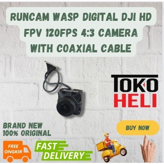 Jual RunCam Wasp Digital DJI HD FPV 120fps 4:3 Camera with Coaxial ...