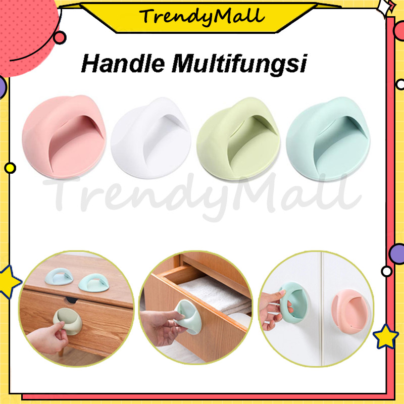 Jual Pegangan Pintu Bulat /Tempelan Gagang Untuk Pintu Kamar Mandi Laci ...