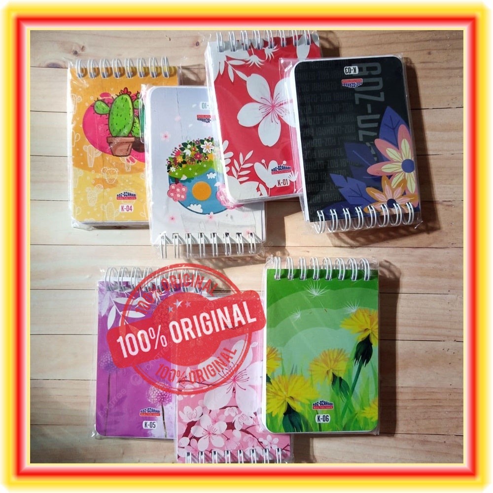Jual Buku Spiral Kecil Buku Catatan Notebook Kecil Adz Dzahabi | Shopee ...