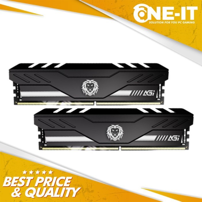 Jual RAM AGI UD848 16GB Kit 8GBx2 DDR4 3600MHZ HS Longdimm | Shopee ...