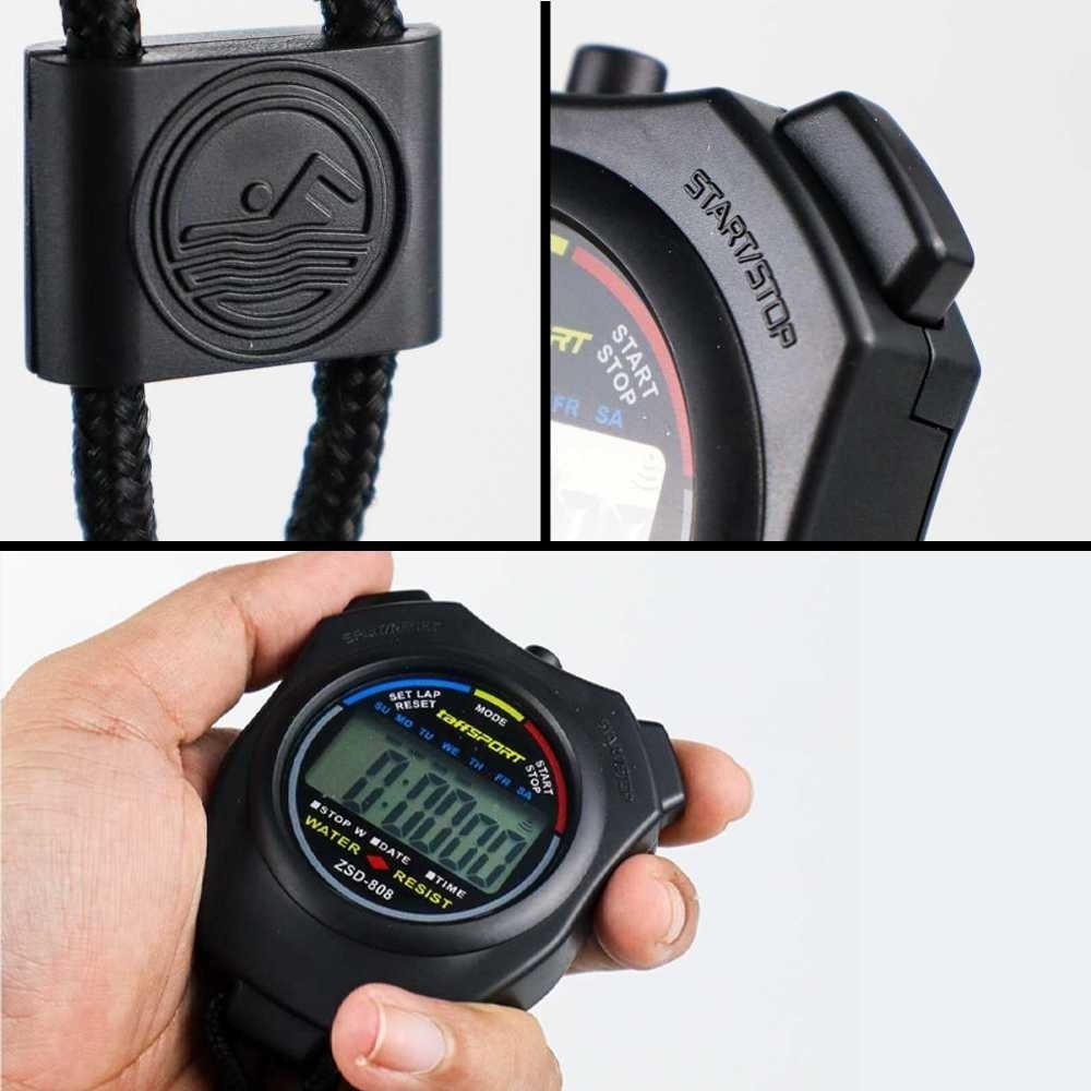 Jual TaffSPORT Stopwatch Digital Profesional LCD dengan Strap TaffSport ...