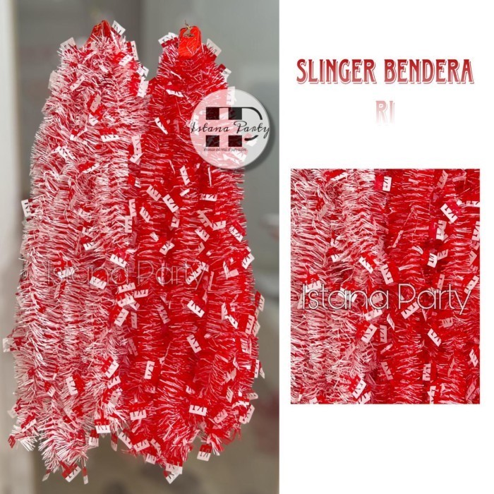 Jual [ RT-02 ] Slinger Merah Putih Bendera RI / Hiasan HUT RI 17 ...