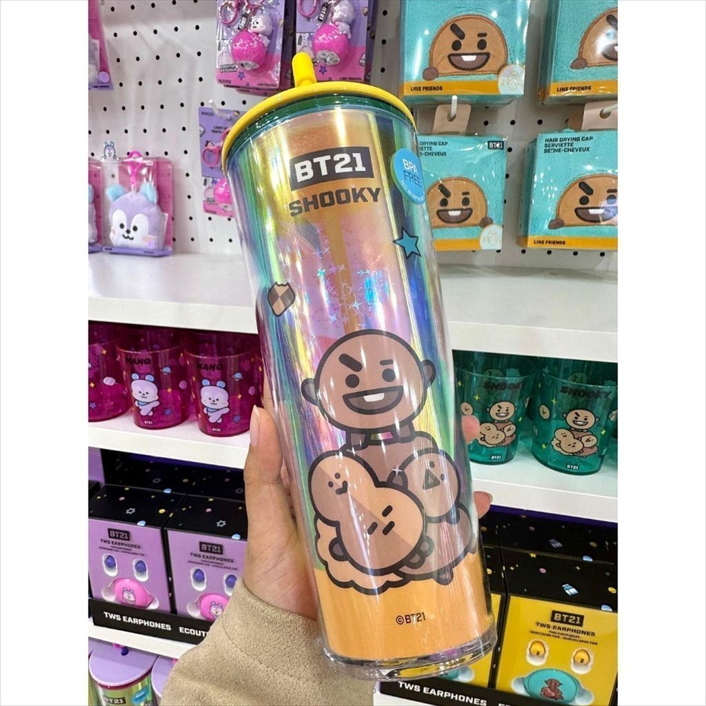 Jual MINISO x BT21 Collection Tumblr straw 800ml | Shopee Indonesia