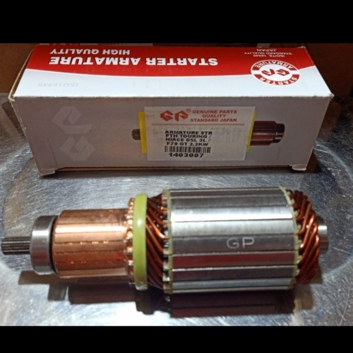 Jual PROMO Armature Angker Starter Taft GT F70 Hiace Diesel 3L OD 55mm ...