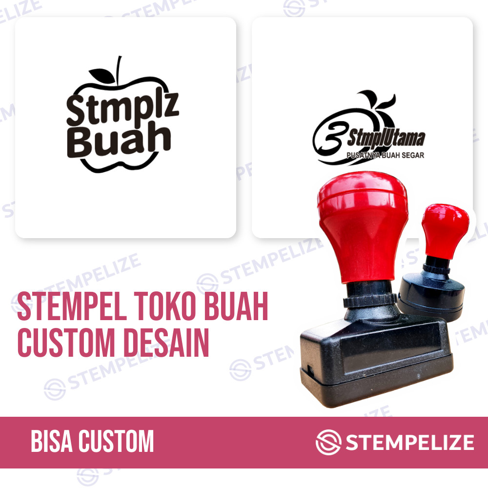 Jual Stempel Toko Buah Custom Desain | Shopee Indonesia