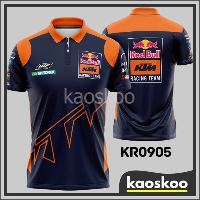 Jual Kaos Motogp Redbull KTM Racing Team Polo Shirt | Shopee Indonesia