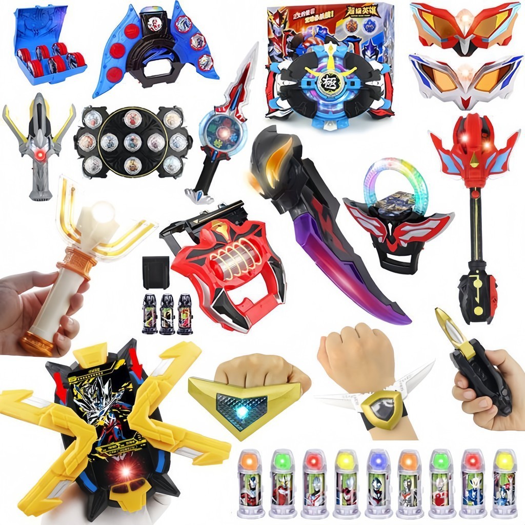 Jual READY ⚡ Ultraman Transformation Items Electric Electric Tiga ...