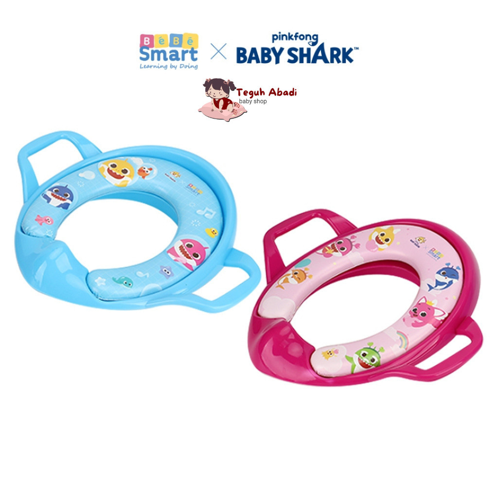 Jual [TA] BEBE SMART X PINKFONG Baby Shark Soft Potty / Alas Duduk ...