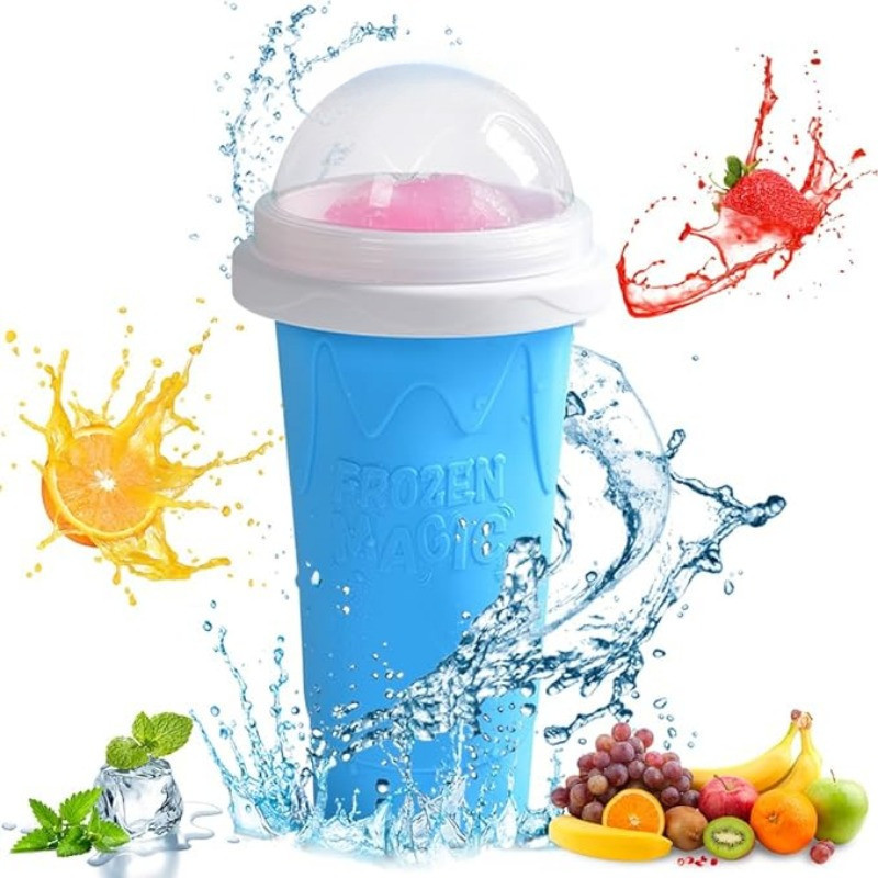 Jual Smoothie Squeeze Cup 330ml Quick Freezing Magic Cup Frozen Drink ...