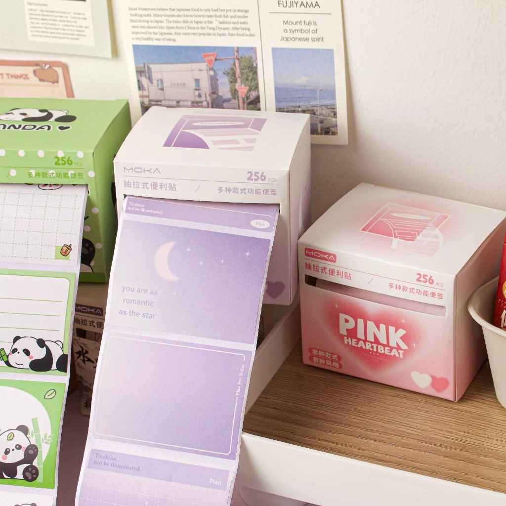 Jual VIRAL STICKY NOTES STICKER PULL OUT PAPER ROLL AESTHETIC / TRENDY ...