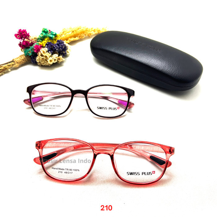Jual Frame Kacamata Original Swiss Plus 210 Size 48 Lebar Frame 126 ...
