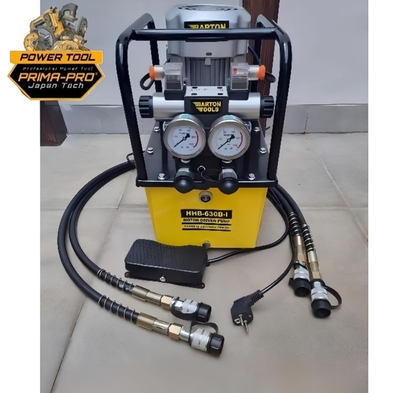 Jual Electric Hydraulic Pump 8L HHB-630B-1 Double Hidrolik Power Pack PRIMAPRO | Shopee Indonesia